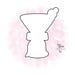 Martini Glass With Bow and Olive Cookie Cutter - Cookie Cutters by Nori ...