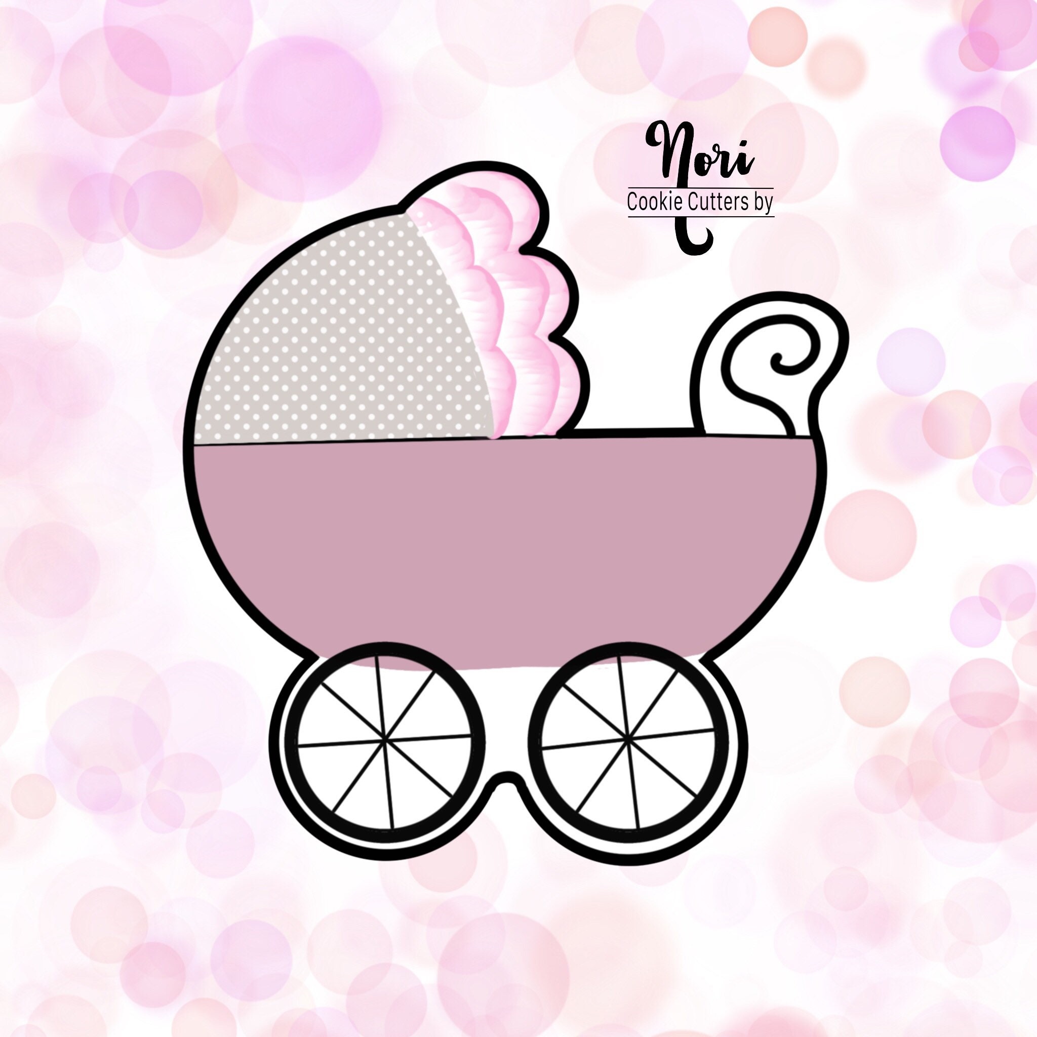 Stroller Cookie Cutter Cookie Cutters by Nori CN0329 | Etsy