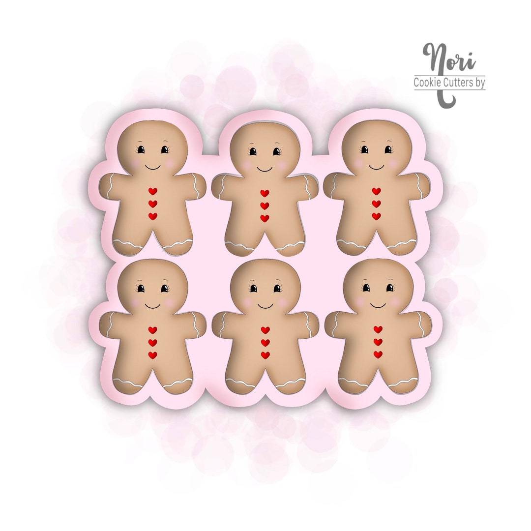 Mini Multi Gingerbread Man Cookie Cutter - Cookie Cutters by Nori ...