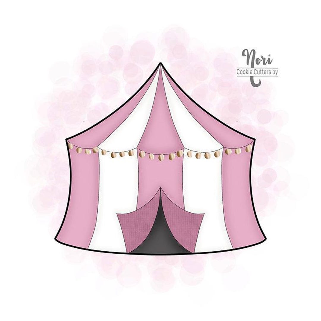 Circus Tent 2 Cookie Cutter - CN1906 - Etsy
