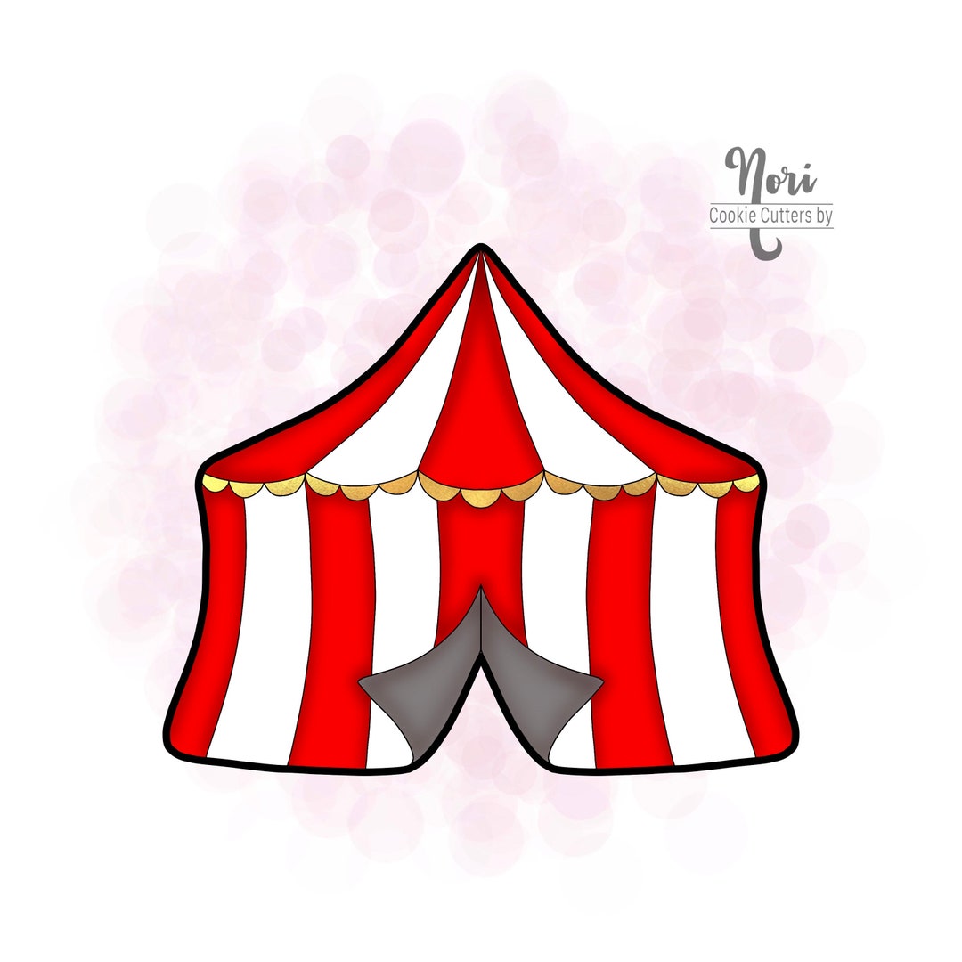 Circus Tent Cookie Cutter - Cookie Cutters by Nori - CN1191 - Etsy