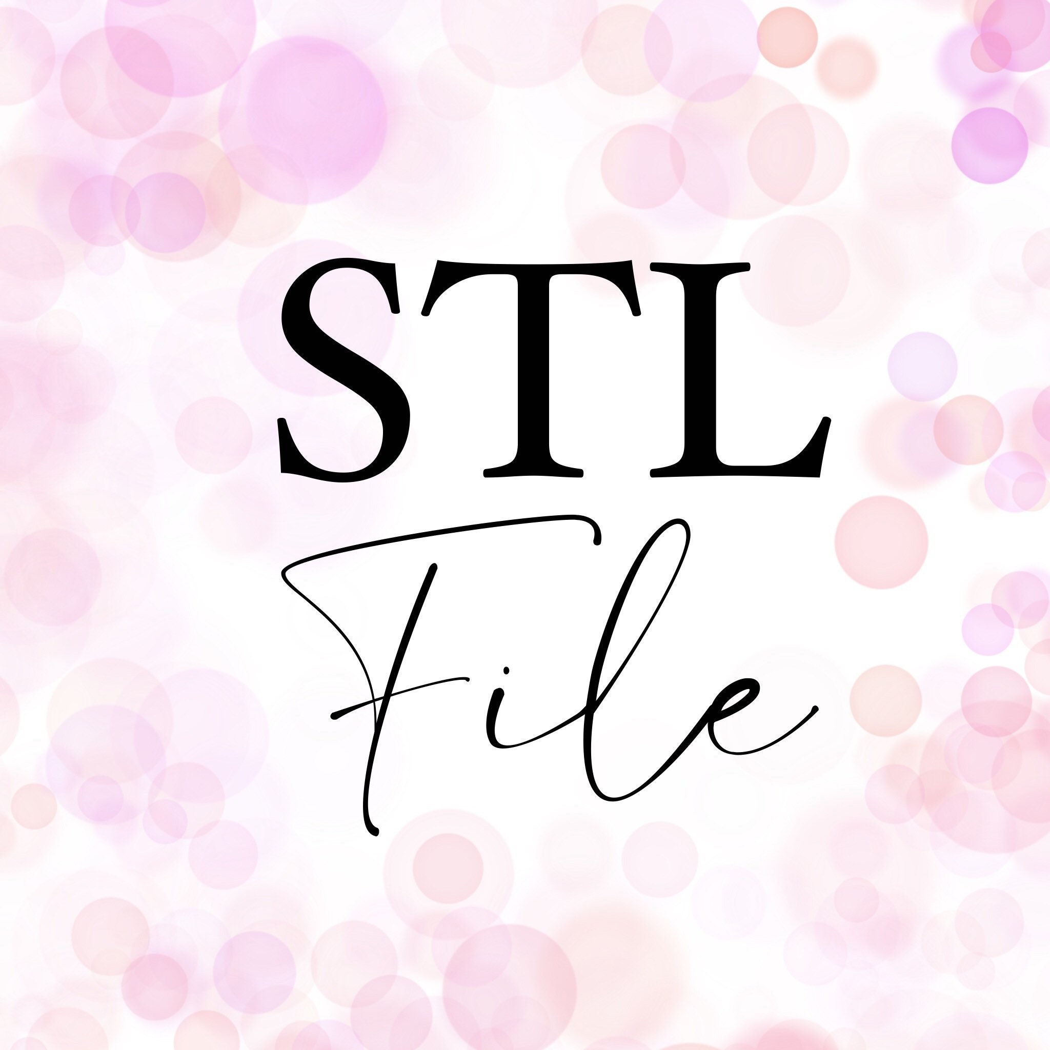 STL File - Floral A - 3.6 Inch - Etsy