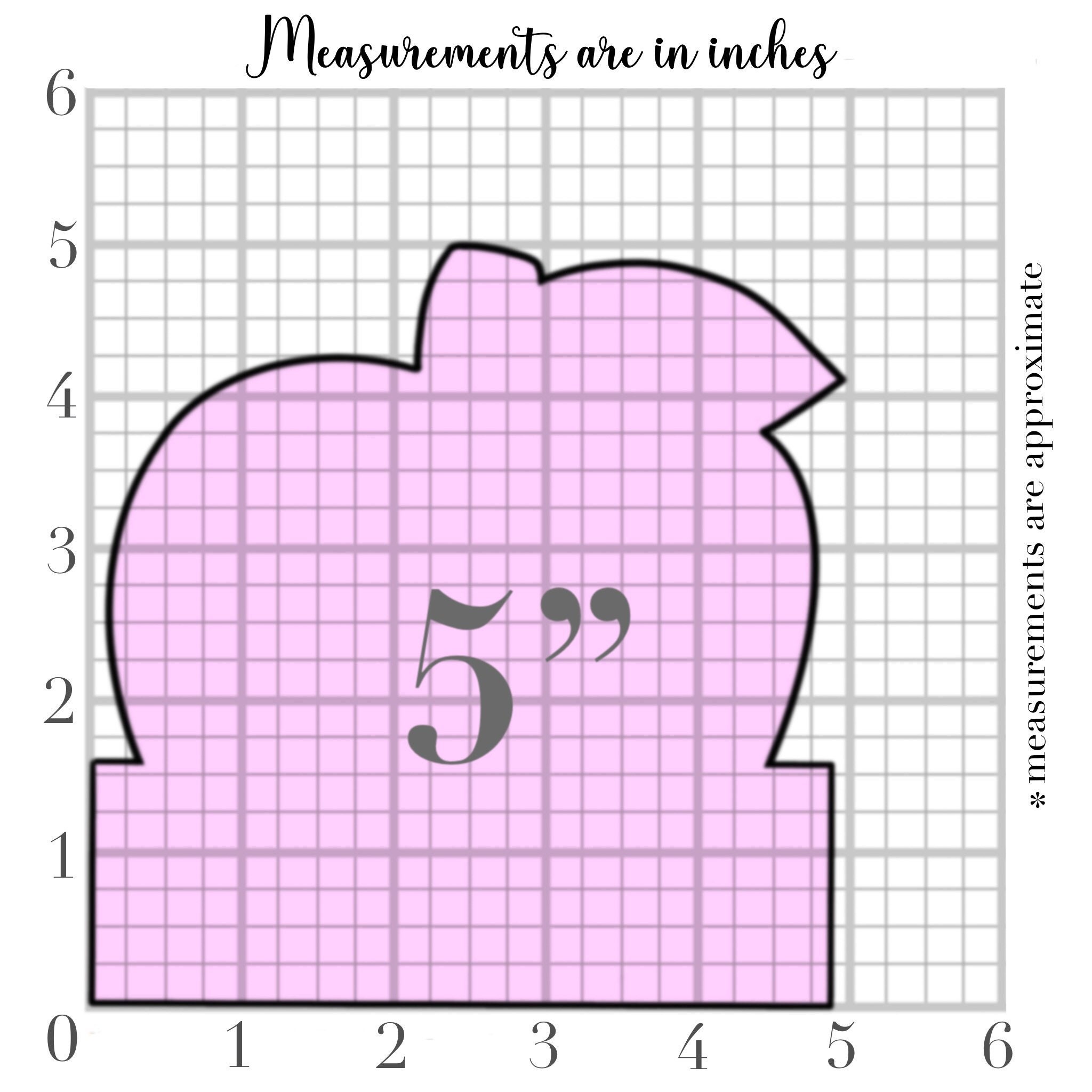 Back to School Apple With Ruler Cookie Cutter Cookie Cutters - Etsy