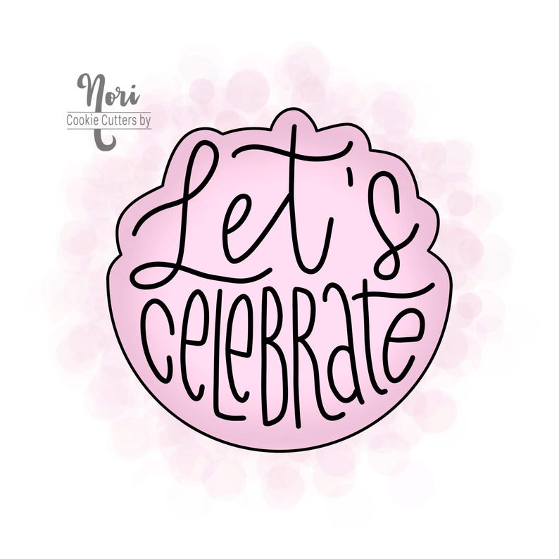 Let’s Celebrate Birthday Platter Cookie Cutter Set With Optional ...