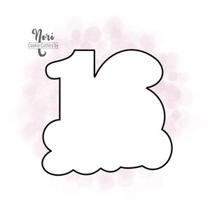 Number 16 Lettered Sweet Sixteen Cookie Cutter - Cookie Cutters by Nori ...