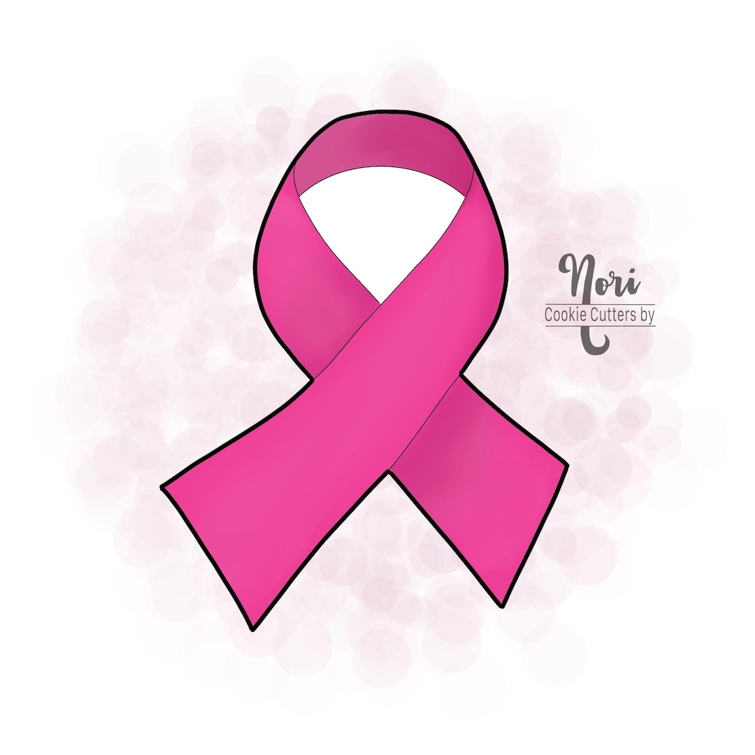 Pink Ribbon Cookie Cutter - Cookie Cutters by Nori - CN0331 - Etsy