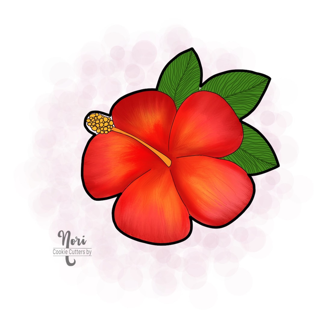 Hibiscus 3 Flower Floral Cookie Cutter - Cookie Cutters by Nori ...