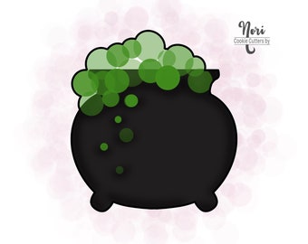 Whimsy Cauldron Halloween Halloween Cookie Cutter - Etsy