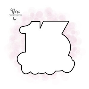 Number 13 Lettered Thirteen Cookie Cutter - Cookie Cutters by Nori ...
