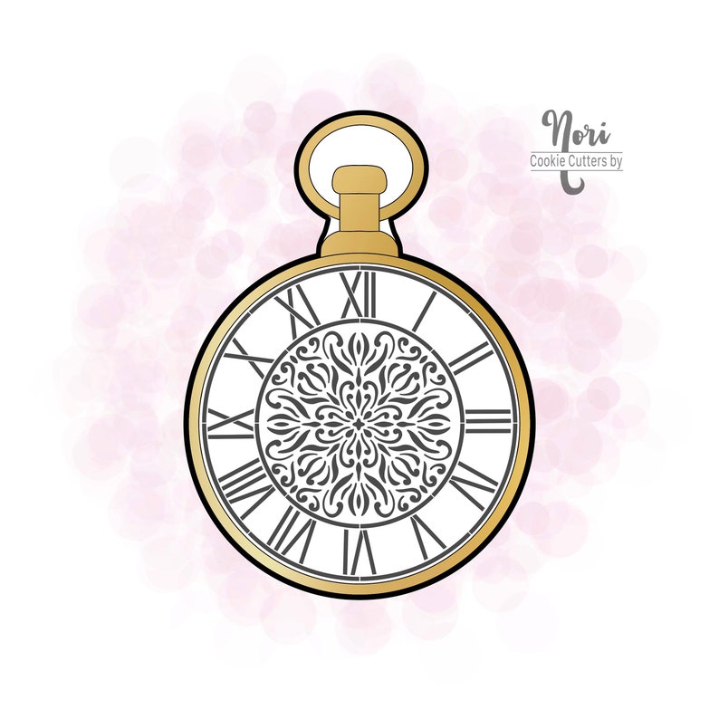 Pocket Watch Cookie Cutter Cookie Cutters by Nori CN0894 - Etsy