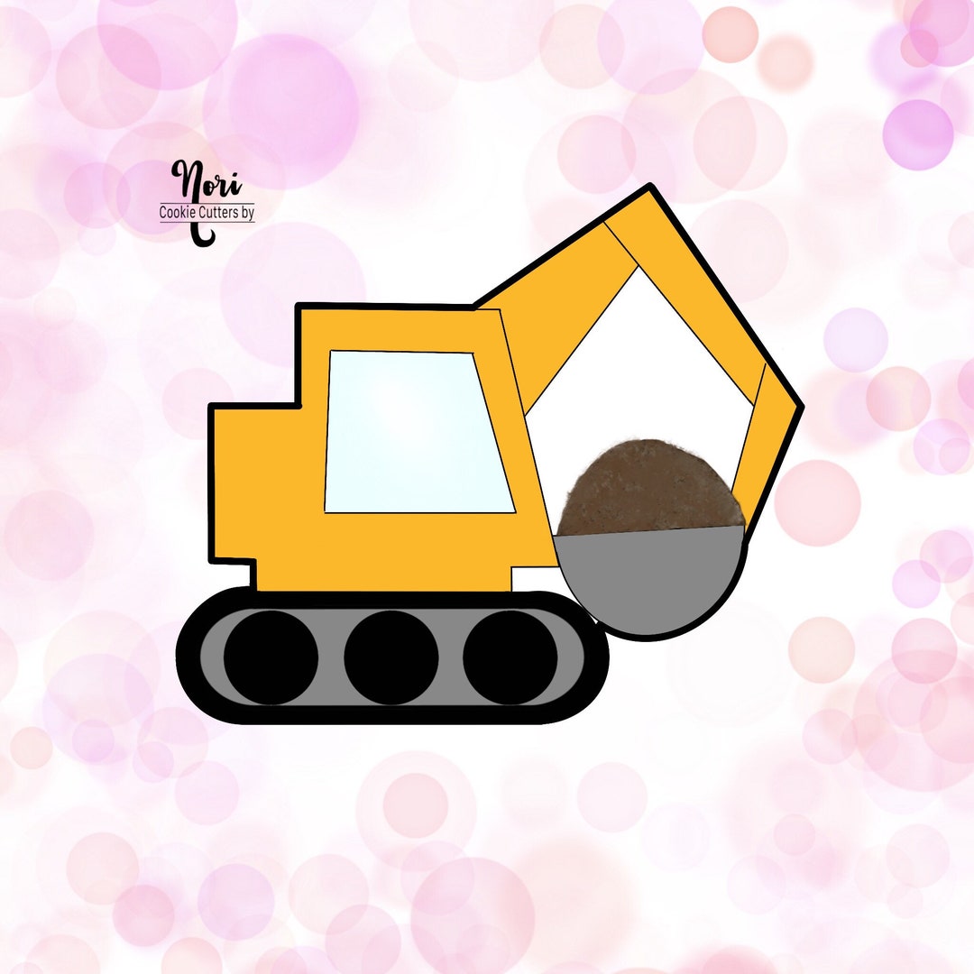 Excavator Construction Cookie Cutter Cookie Cutters by Nori - Etsy