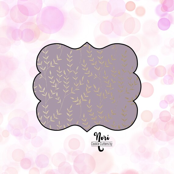 Sam Plaque Cookie Cutter Cookie Cutters by Nori CN0054 - Etsy