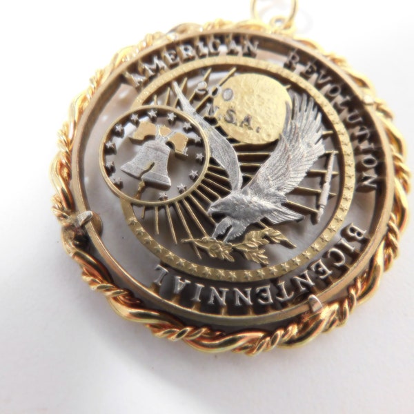 Bicentennial Pendant - Etsy