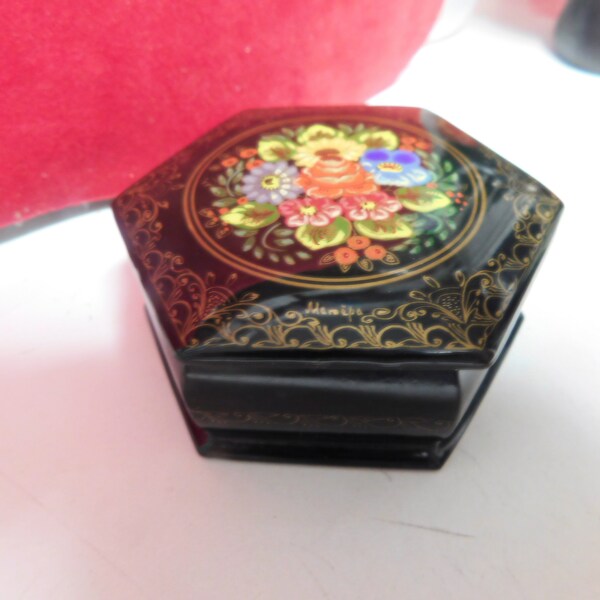 Lacquer Trinket Box - Etsy