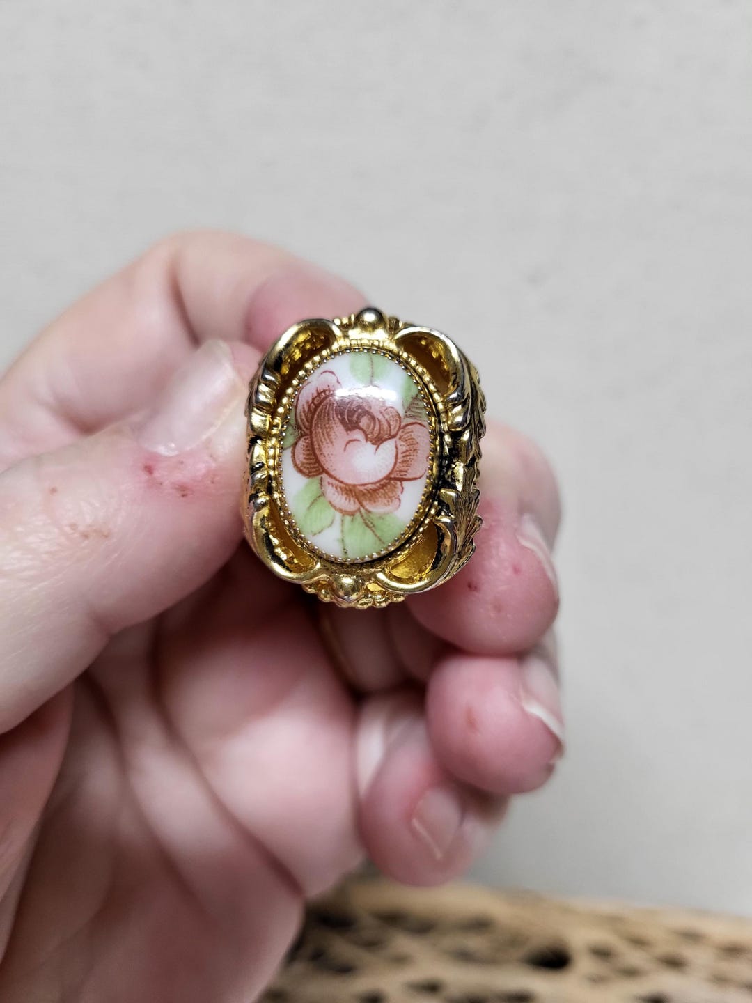Vintage Whiting and Davis Ring - Etsy