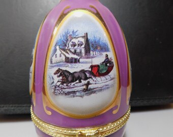 Christmas Egg Music Box - Etsy