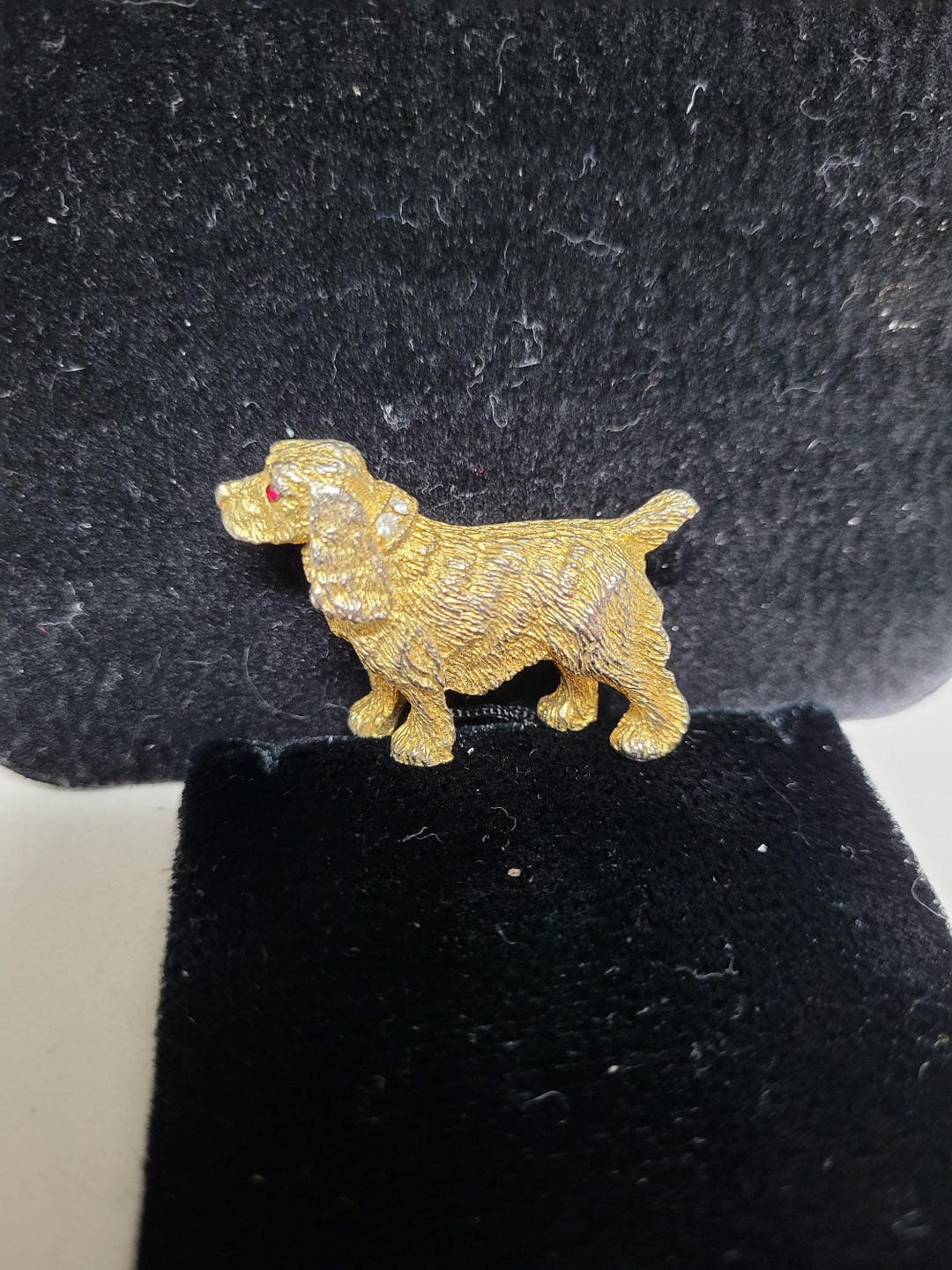 Vintage Cocker Spaniel Pin by Nemo - Etsy