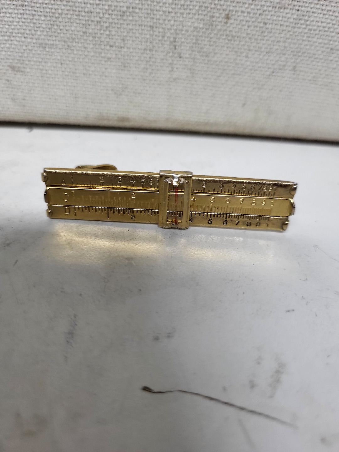 Vintage Slide Rule Tie Bar - Etsy