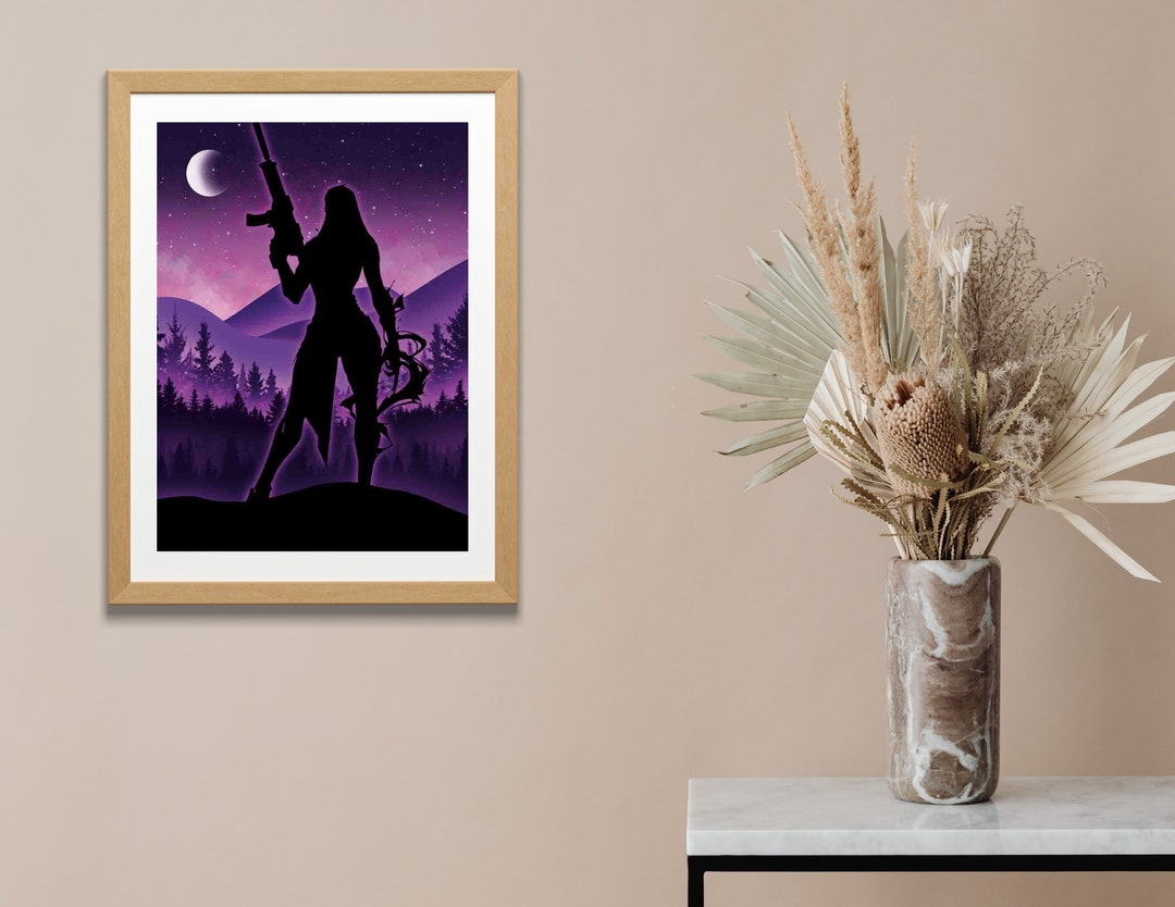 Reyna Valorant Art Print Reyna, Jett, Killjoy, Valorant Art, Viper ...