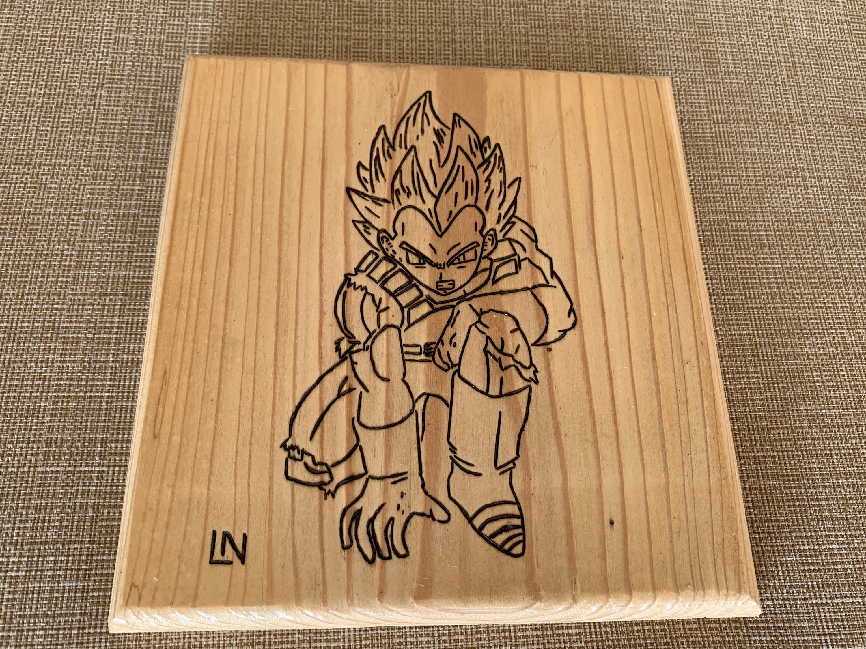 Anime Wood Art Art & Collectibles Mixed Media & Collage Other ...