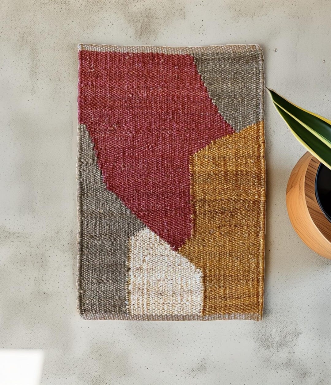 Handwoven Jute Rug – Natural Hemp Area Rug for Living Room, Home Décor ...