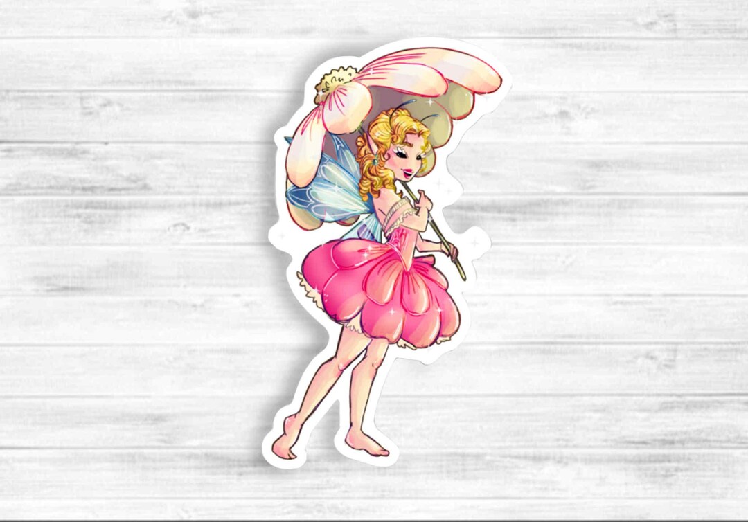Southern Belle Flower Fairy Sticker - Etsy