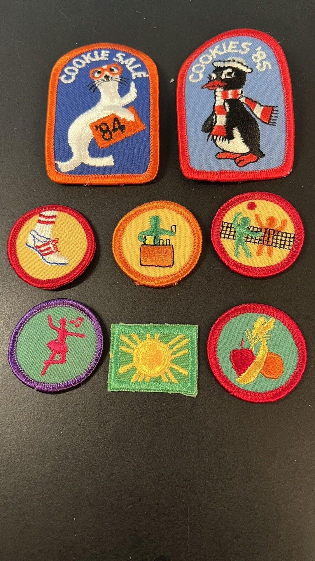 Girl Scout Patches From 1984-85, Brand New Lot of 8 - Etsy