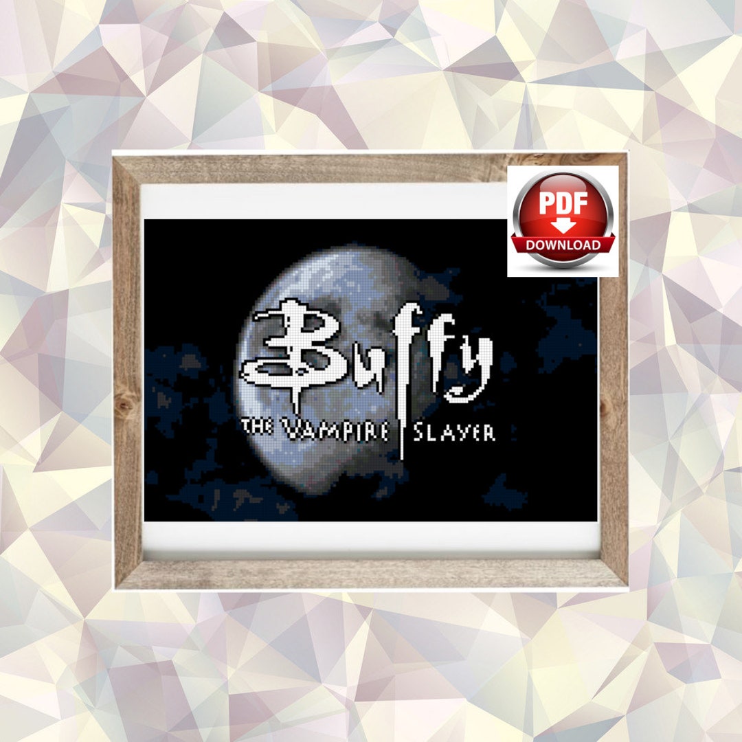 Buffy the Vampire Slayer Title Card Cross Stitch Pattern - Instant ...