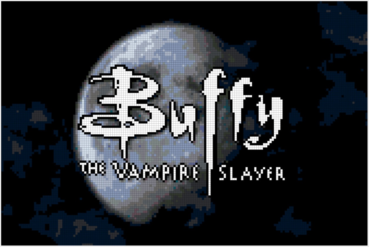 Buffy the Vampire Slayer Title Card Cross Stitch Pattern - Instant ...