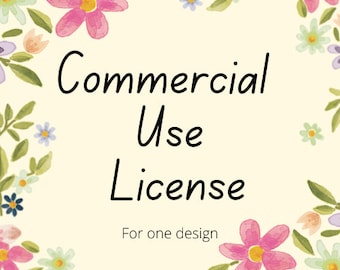 Commercial Use License - Etsy