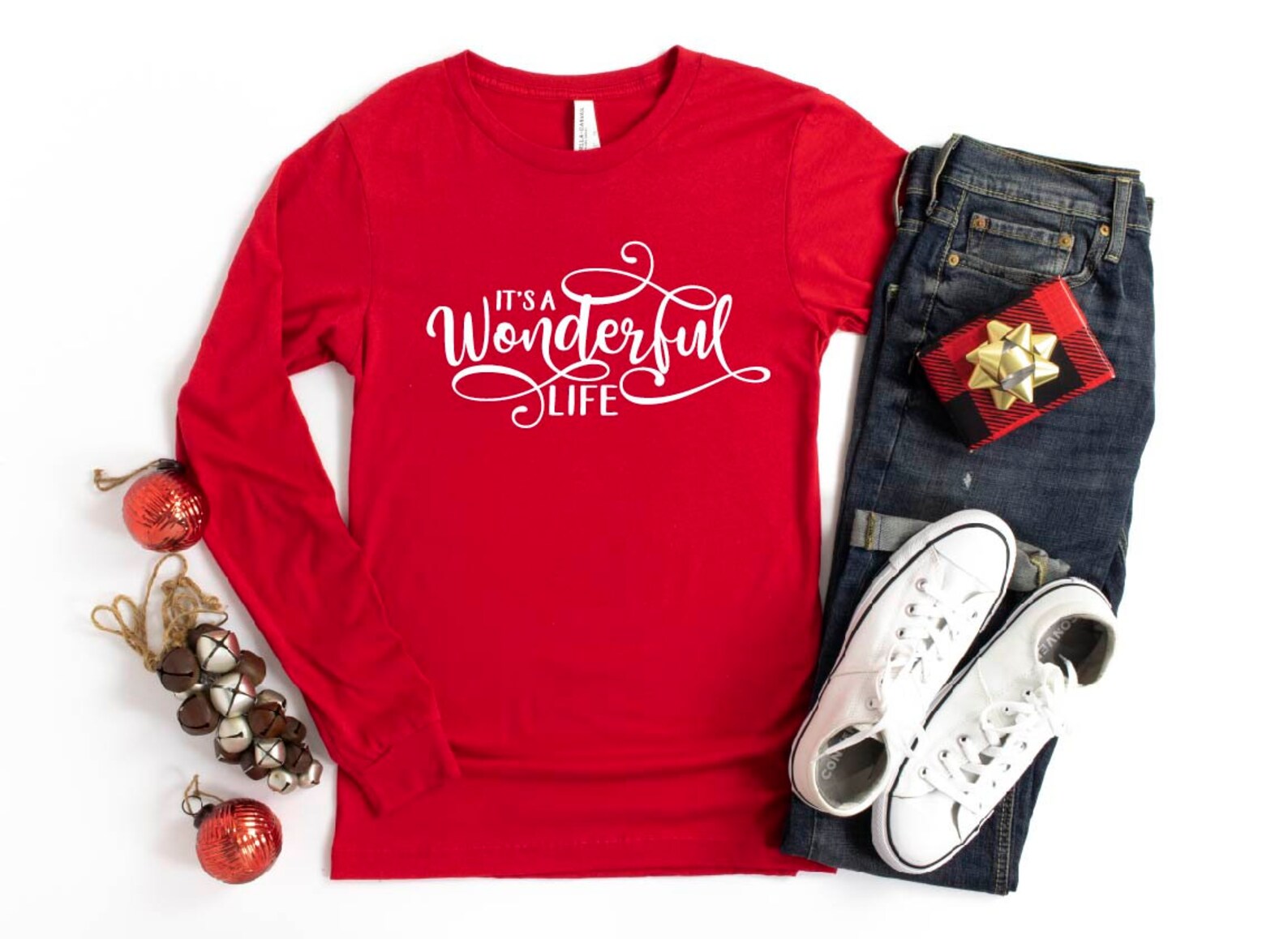 It's Wonderful Life Christmas Long Sleeve Shirt | Etsy