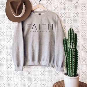 Faith Sweatshirt,faith Based Shirt,christian Sweatshirt,christian Gift ...