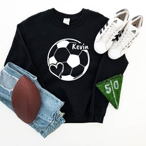 Personalized Soccer Ball Sweatshirt Customized Soccer Shirt ...