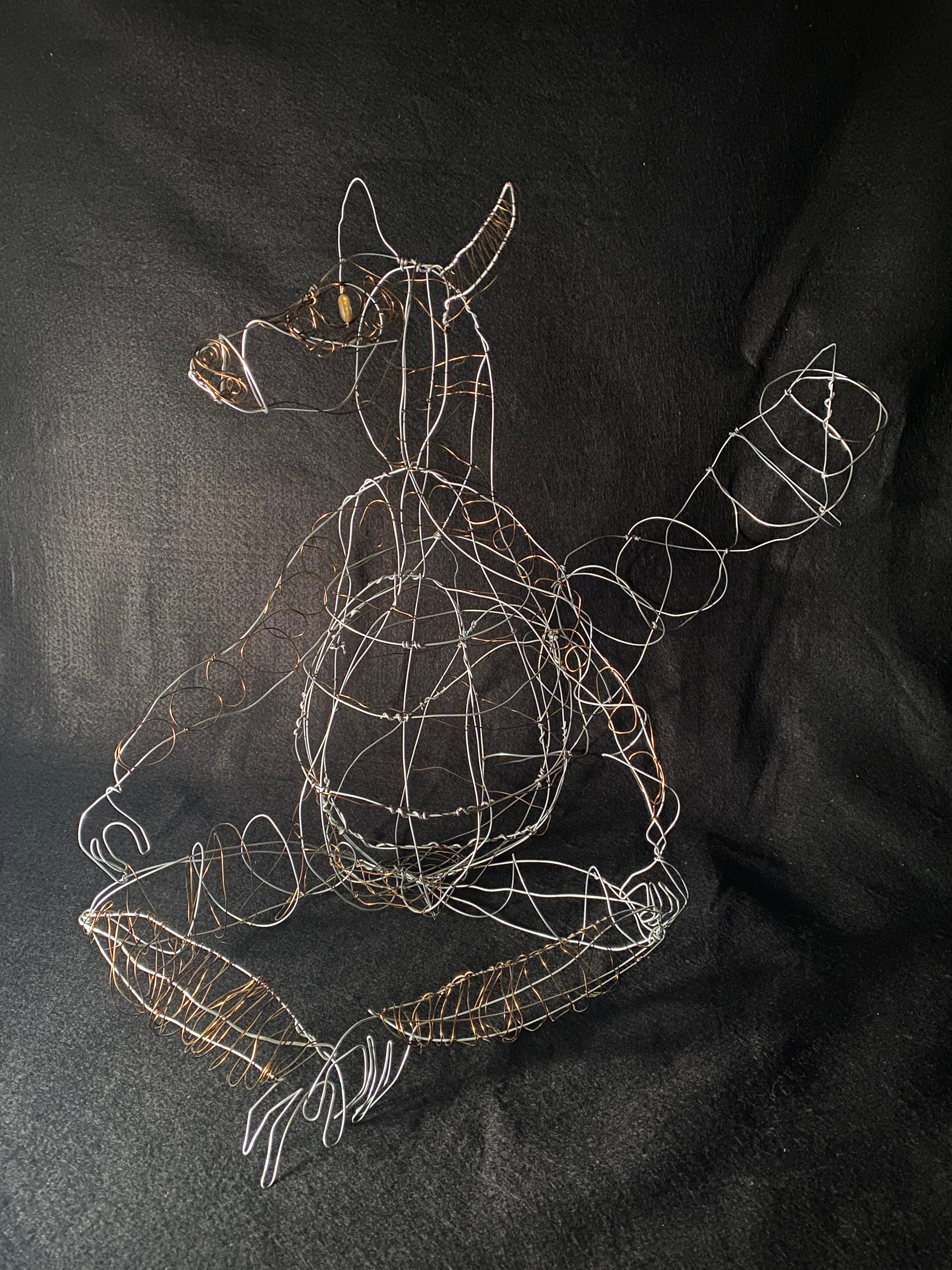 Larry the Lemur Wire Sculpture - Etsy