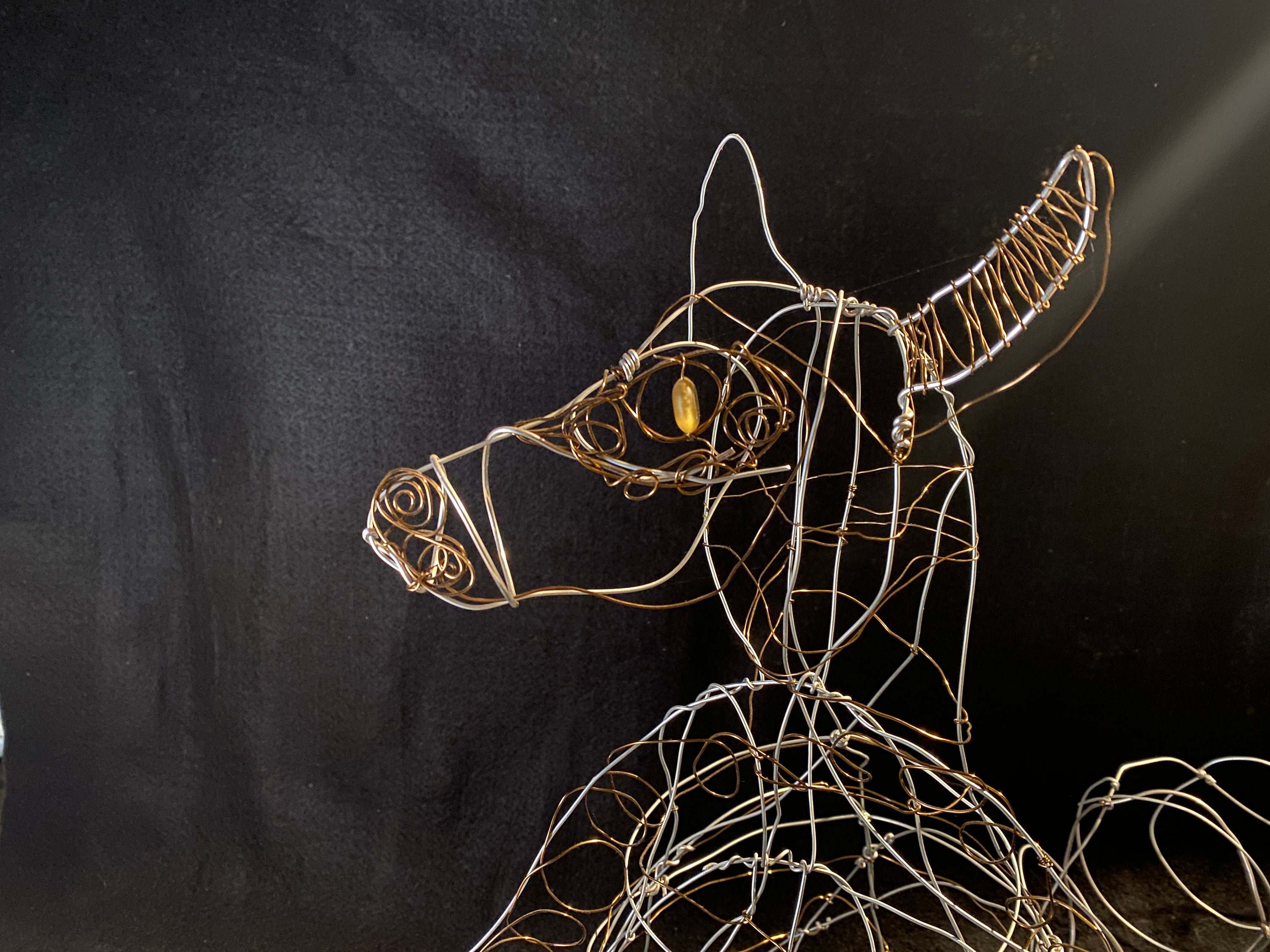 Larry the Lemur Wire Sculpture - Etsy