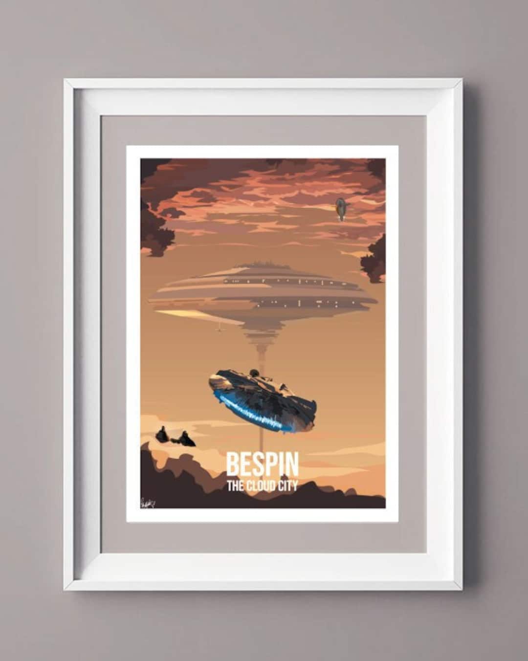 Bespin Cloud City Travel Wall Art Poster Print Empire Strikes Back - Etsy
