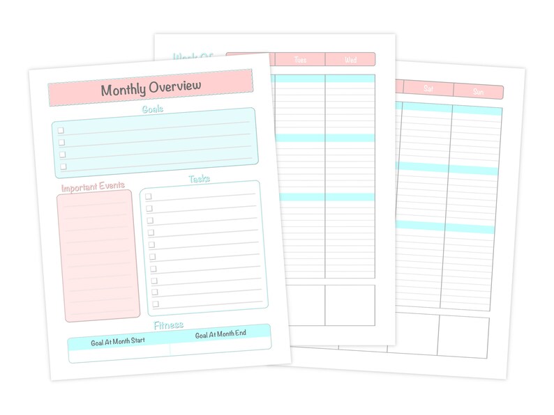 The Messy Momma Mom Planner Printable | Meal Planning | Task Planning ...