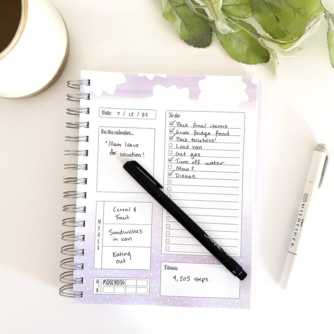 Daily to Do Planner, to Do List Daily Planner, Self Care Planner ...