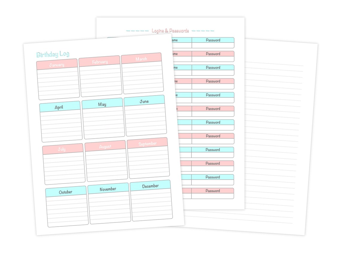 The Messy Momma Mom Planner Printable | Meal Planning | Task Planning ...