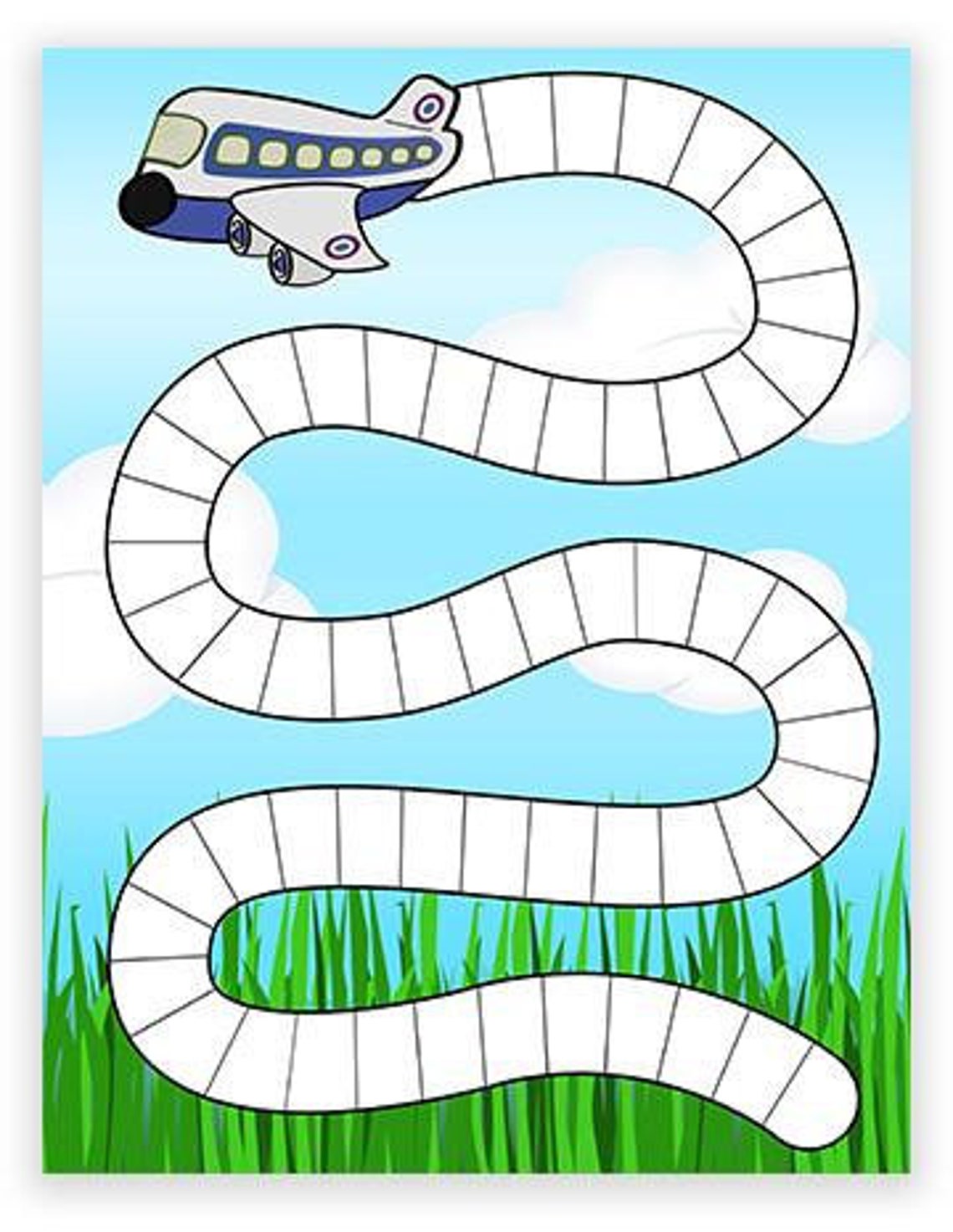 Toddler Incentive Board - Airplane - Etsy