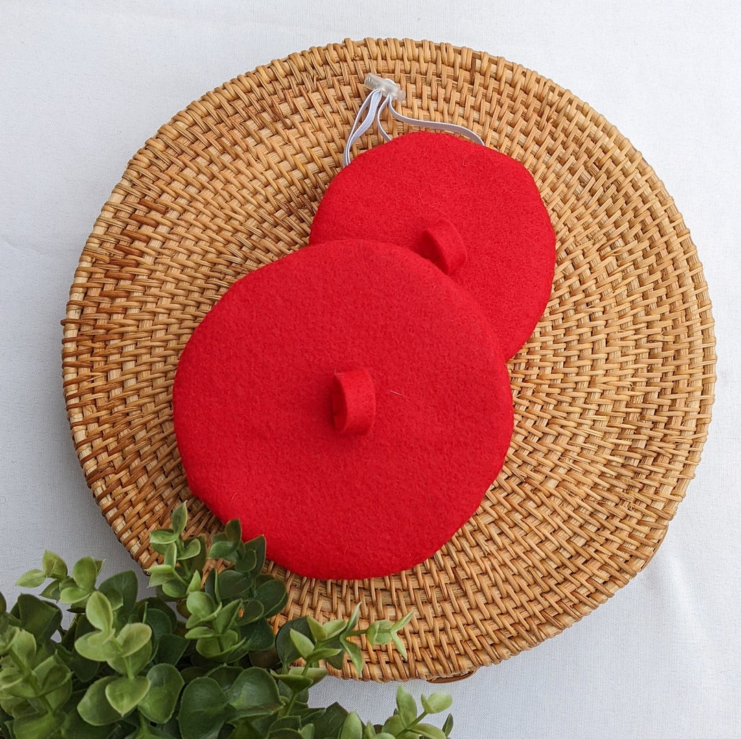 RED ALERT Dog Beret/ Red Dog Hat - Etsy