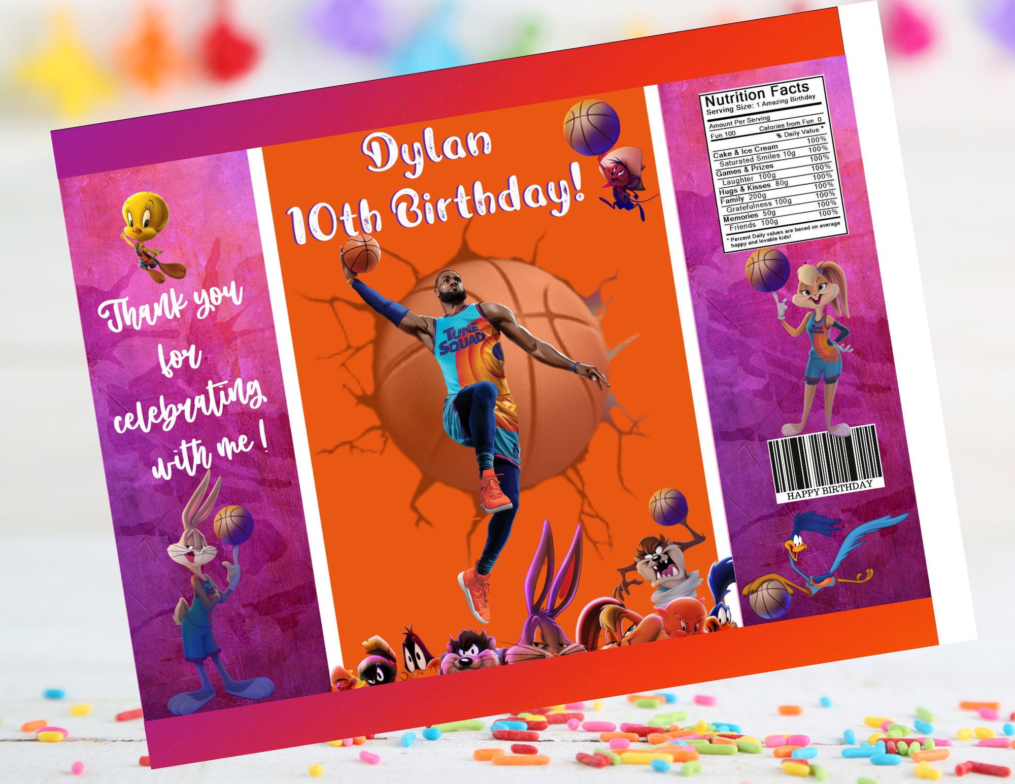 SPACE JAM 2 bundle party Space Jam 2 Label Bundle Instant | Etsy