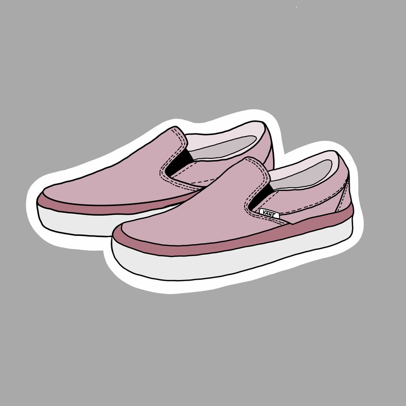 Vans Shoe Sticker - Etsy