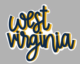 Wvu Sticker | Etsy