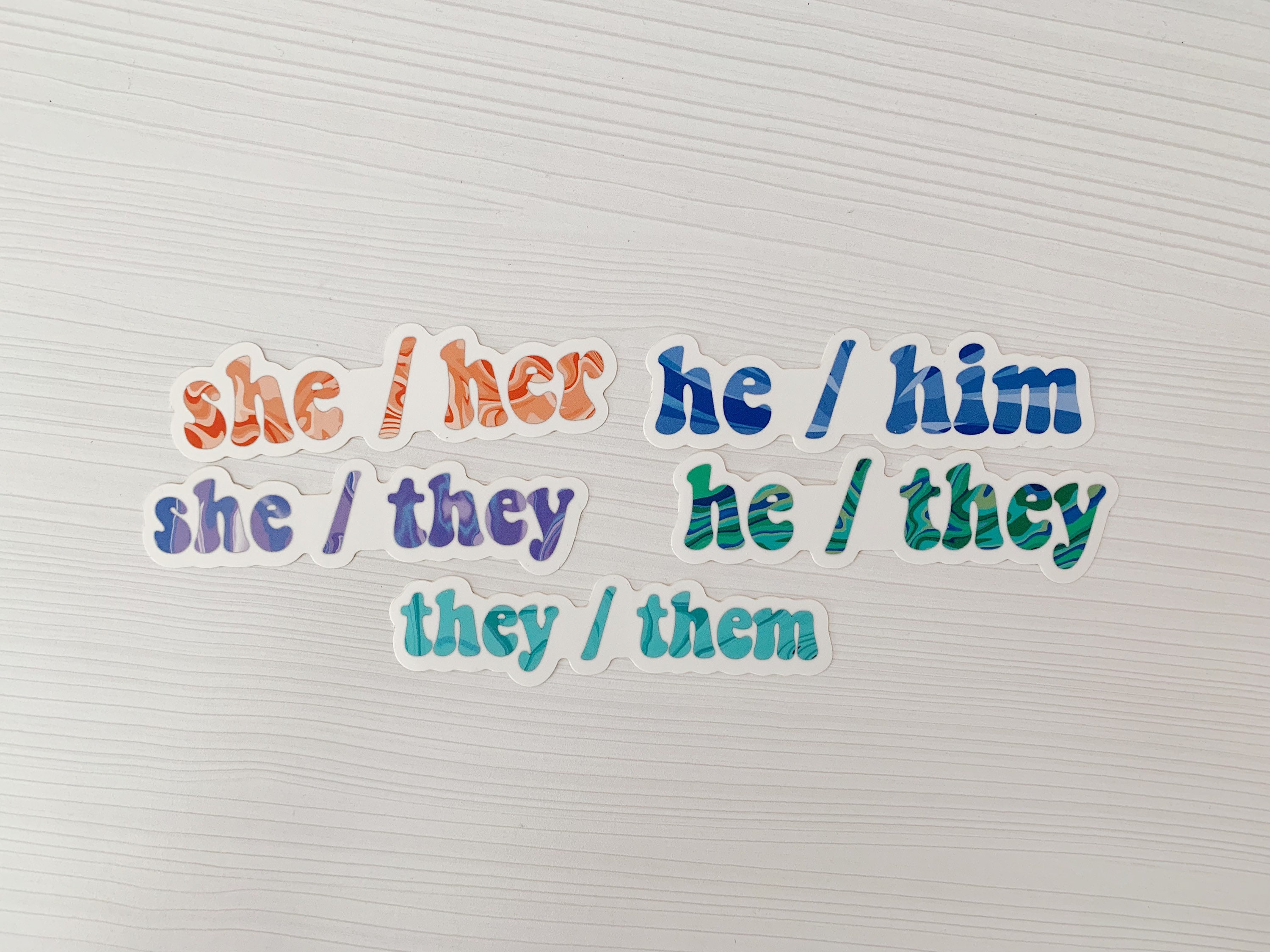 SHE/HER PRONOUN/ sticker for water bottles laptops - Etsy.de