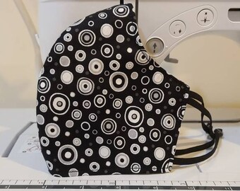 White Circle Mask - Etsy