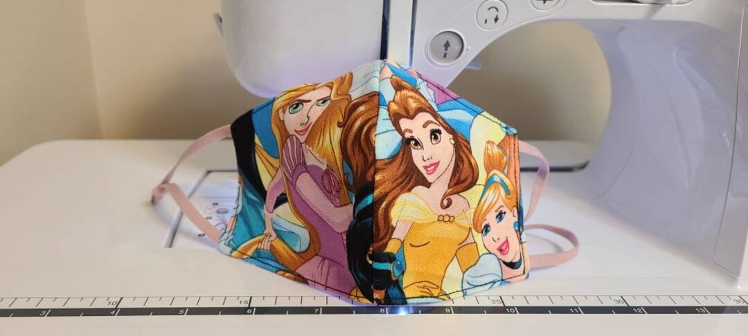 Disney Princess Face Mask - Etsy