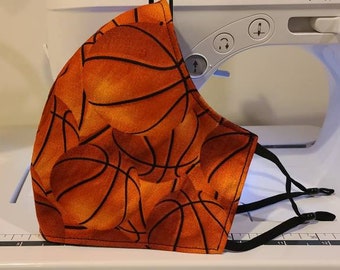 Basketball Face Mask - Etsy