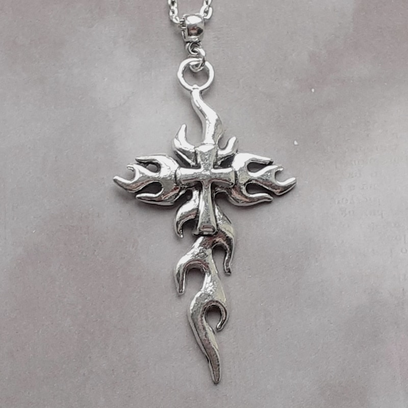 Flaming Cross - Etsy