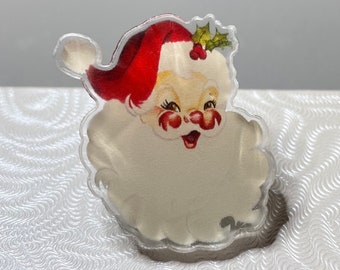 Santa Claus Pin | Etsy